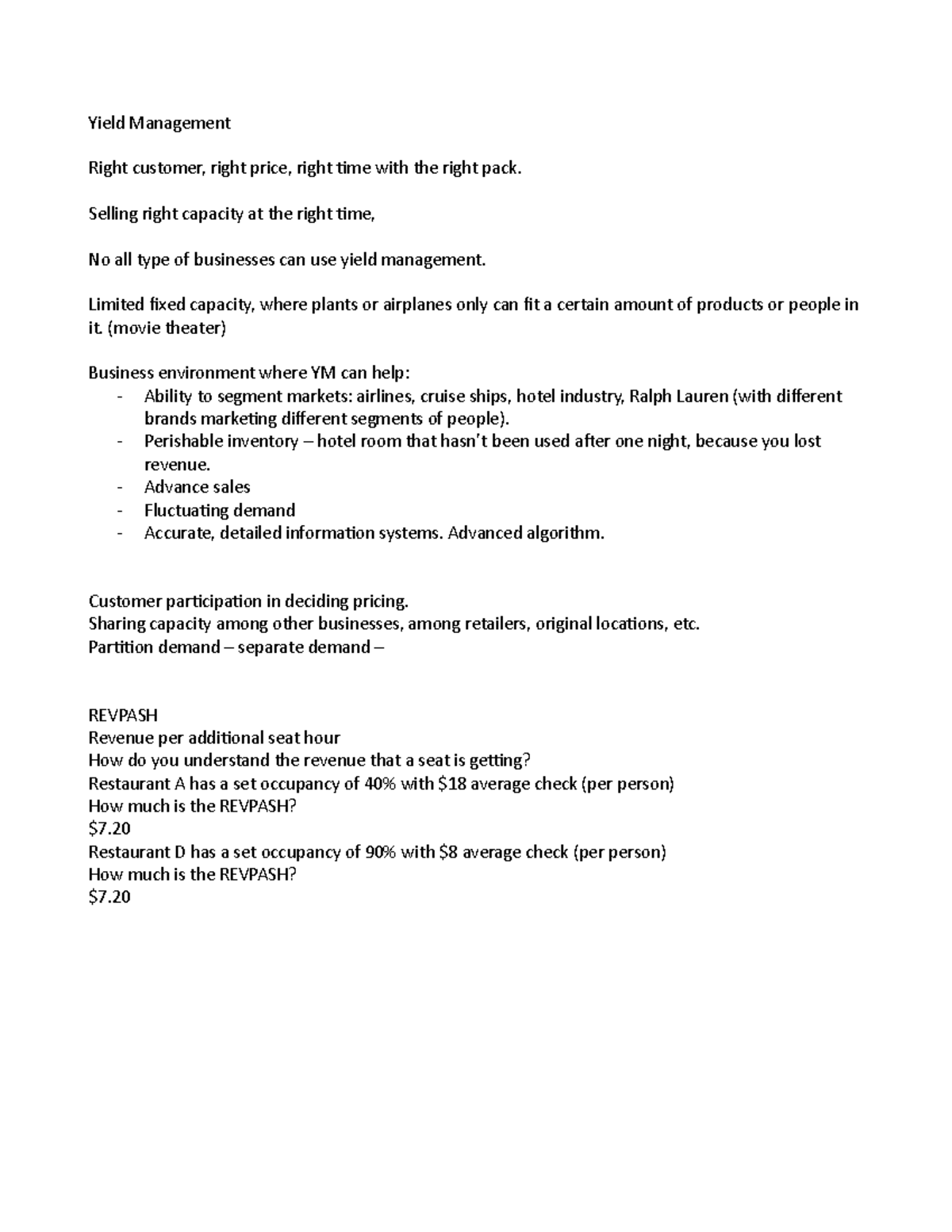 Document 2 Yield Management Right Customer Right Price Right Time document-2-yield-management-right-customer-right-price-right-time