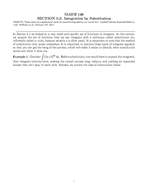 Note Sheet Exam 1 - lecture notes with examples - MATH 146 - Studocu