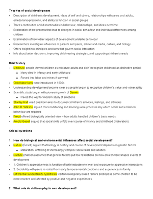Biological foundations chapter 3 - Biological preparedness for social ...