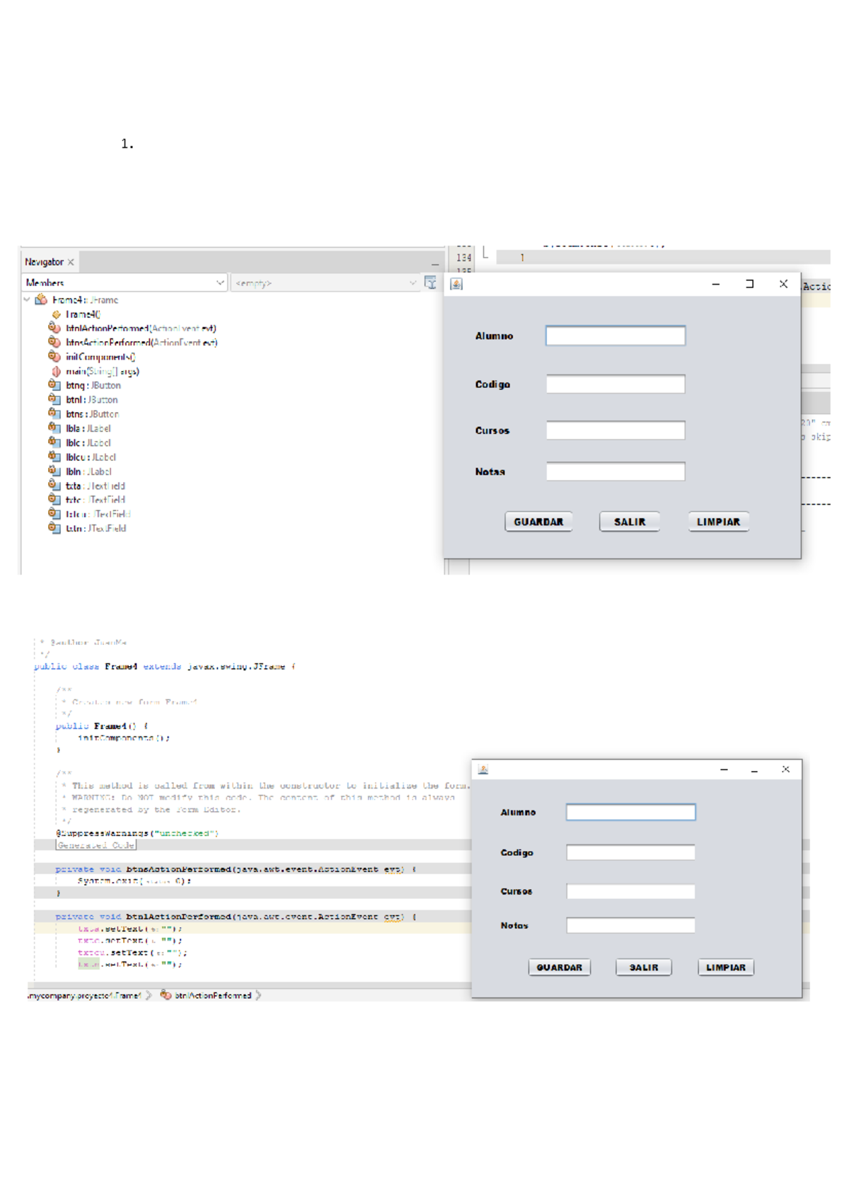 Tarea prrogramacion orientada objetos - Programación Orientada a Objetos - 1. 2. Ejercicio - Studocu