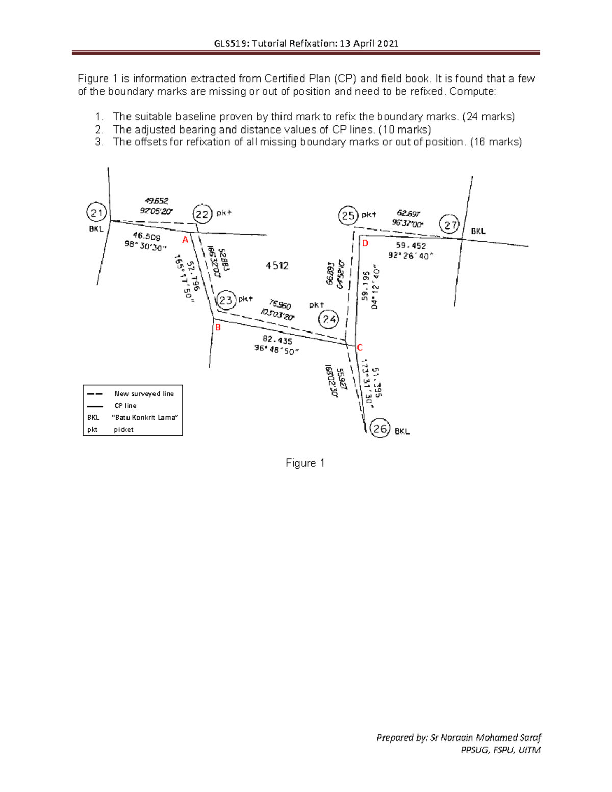 Tutorial of refixation calculation with answer to refer - Prepared by ...