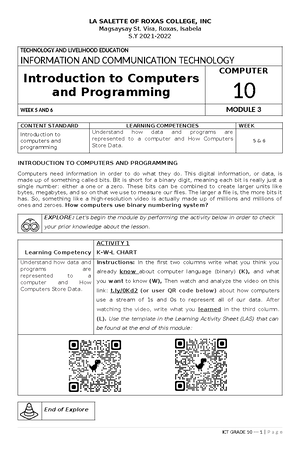 Computer Quotation - INFORMATION AND COMMUNICATION TECHNOLOGY - COMPUTER SYSTEM SPECIFICATION TO ...