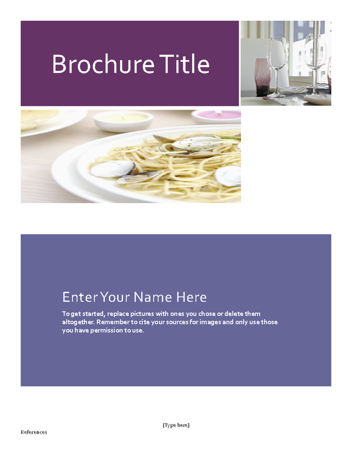 Cf brochure template - Brochure Title Enter Your Name Here To get ...