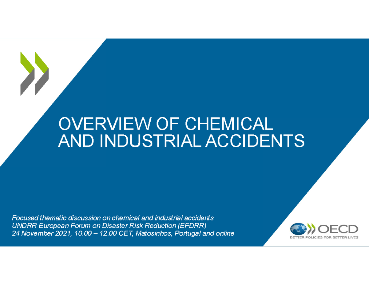 Rachel Mc Cann - Overview of chemical and industrial accidents ...