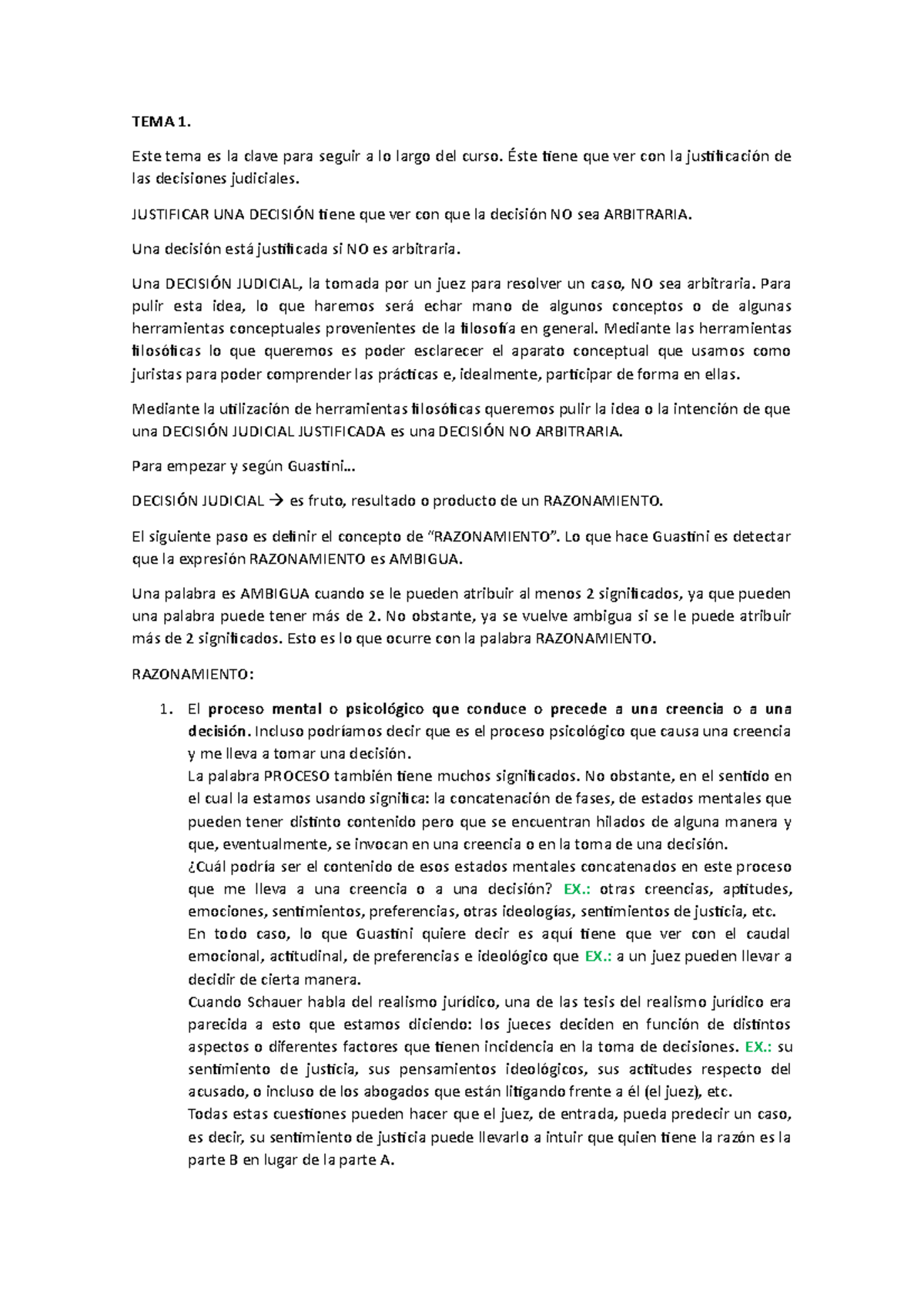 Apuntes - Explicación (de forma esquemática y más sintetizada) en clase ...