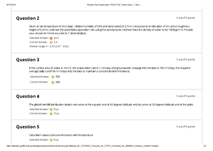 Hydrology Formula Sheet-1 - APPENDIX A - FORMULA SHEET A. CONSTANTS ...