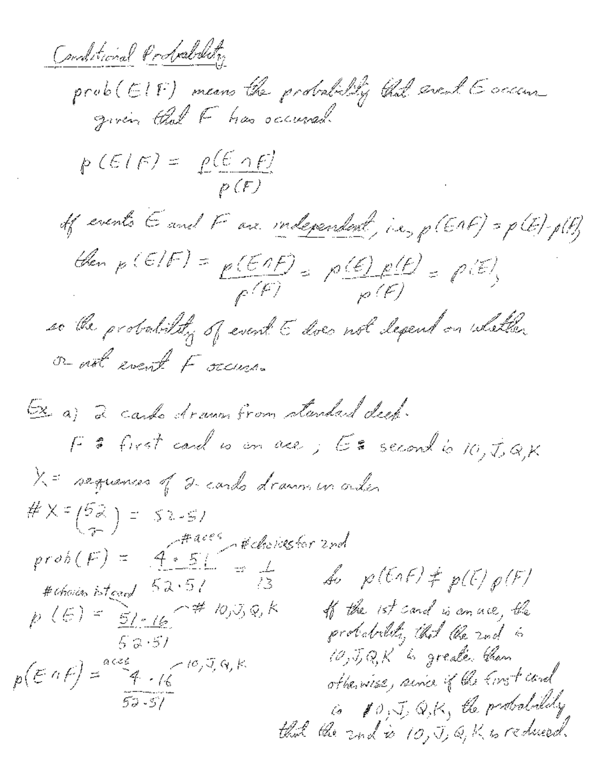 04 conditional probability - MAT320 - Studocu