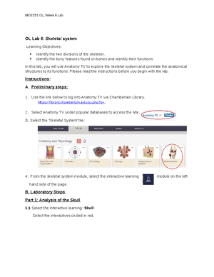 -Integumentary system lab (Taylor Caudle) - Name: Taylor Caudle OL Lab ...