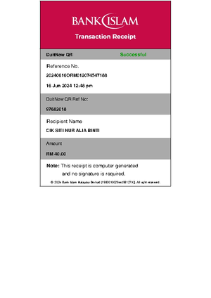 Quotation - diploma in banking - Studocu