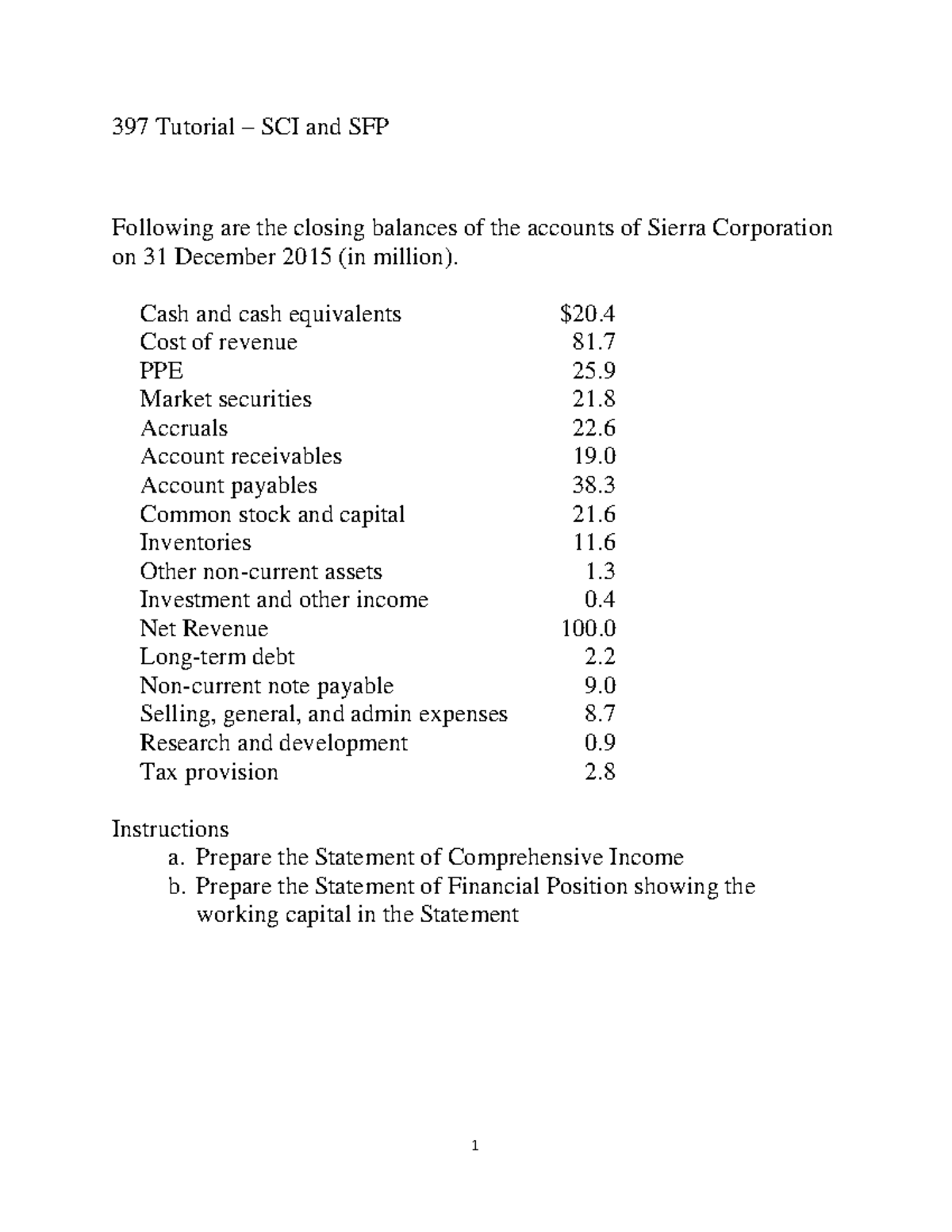 397 Tutorial SCI and SFP - 397 Tutorial – SCI and SFP Following are the ...