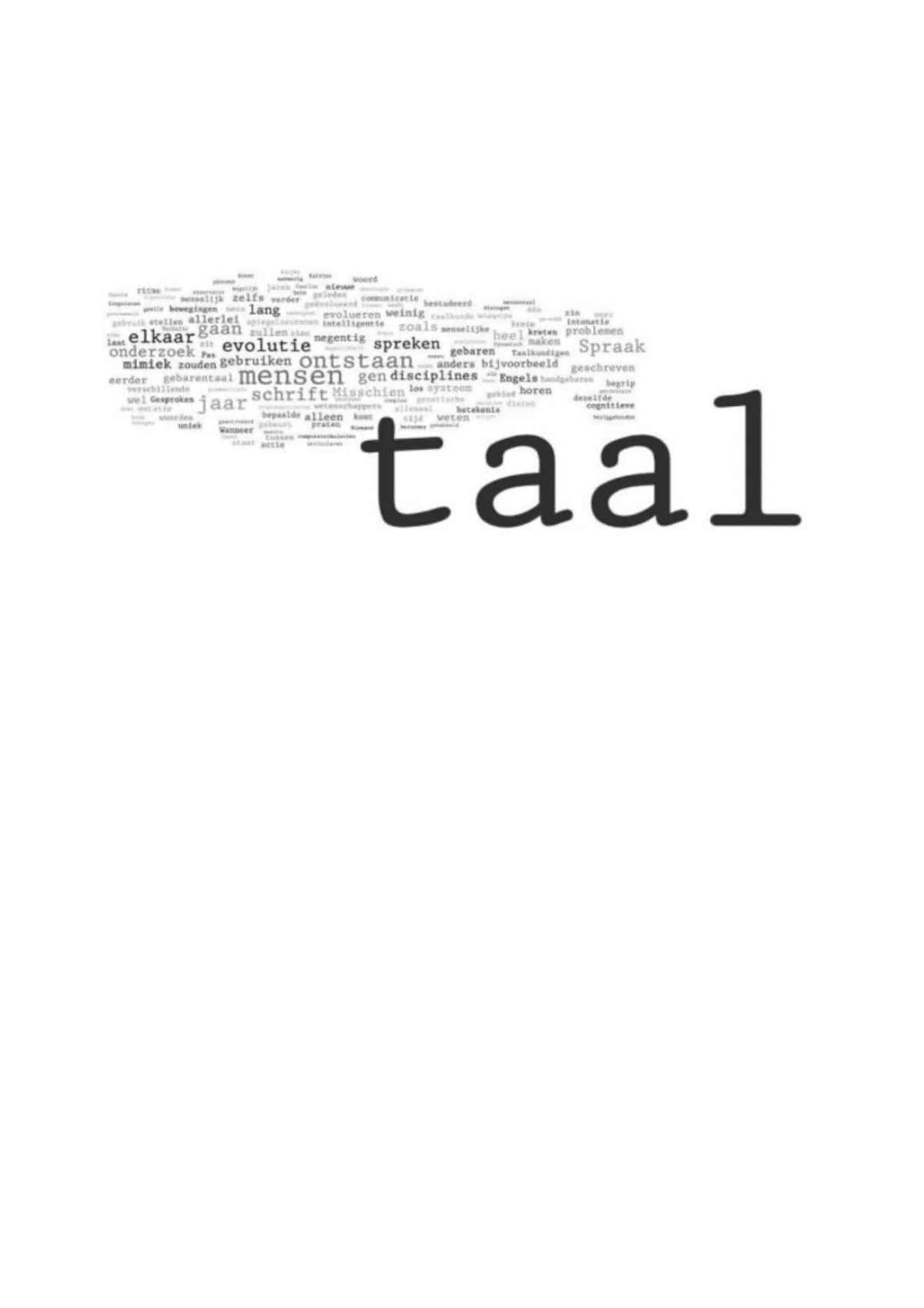 HV4 Taalkunde lesmateriaal - Taalkunde, taalwetenschap, linguïstiek is ...