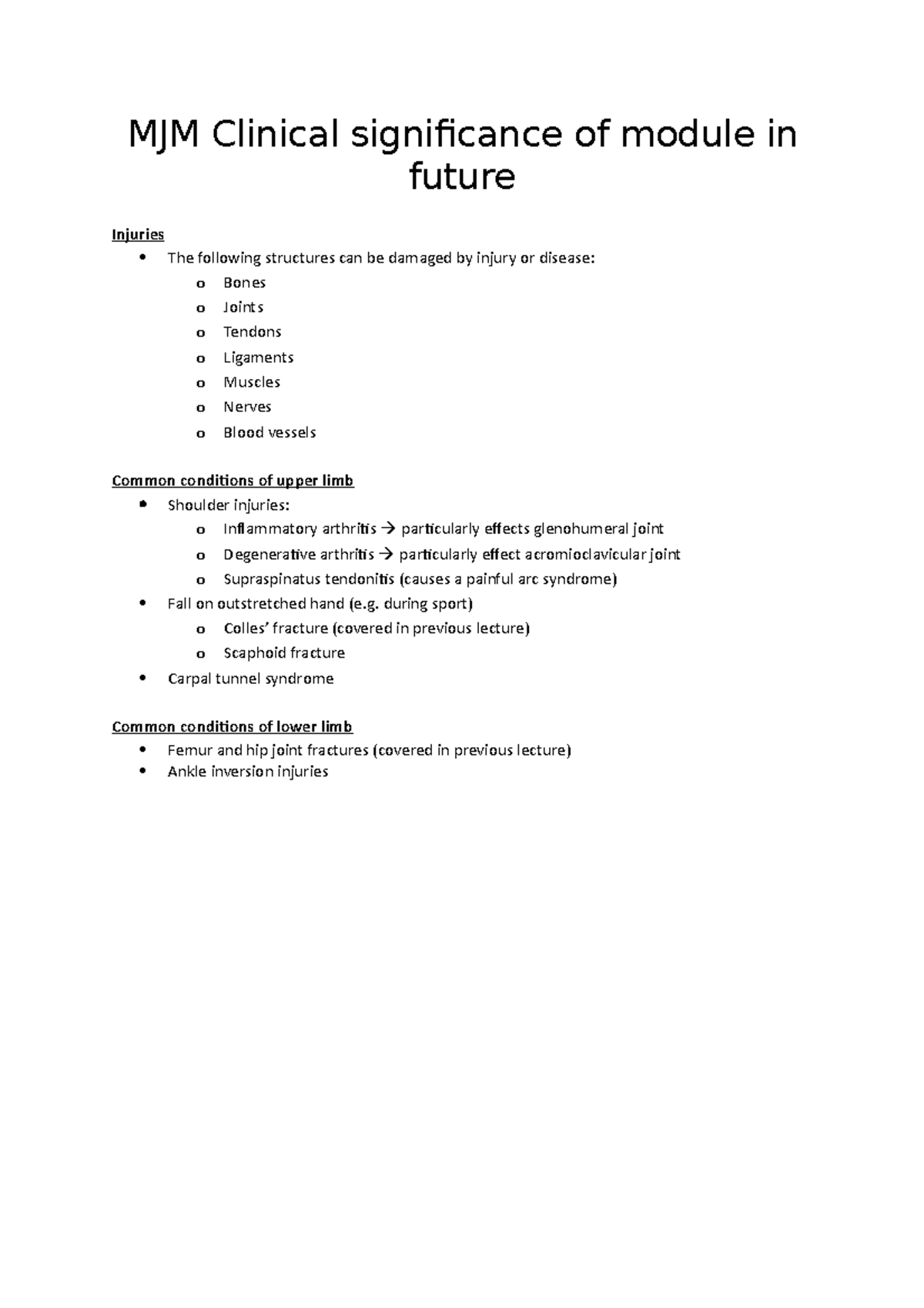 L13 Clinical Significance of module in future - MJM Clinical ...