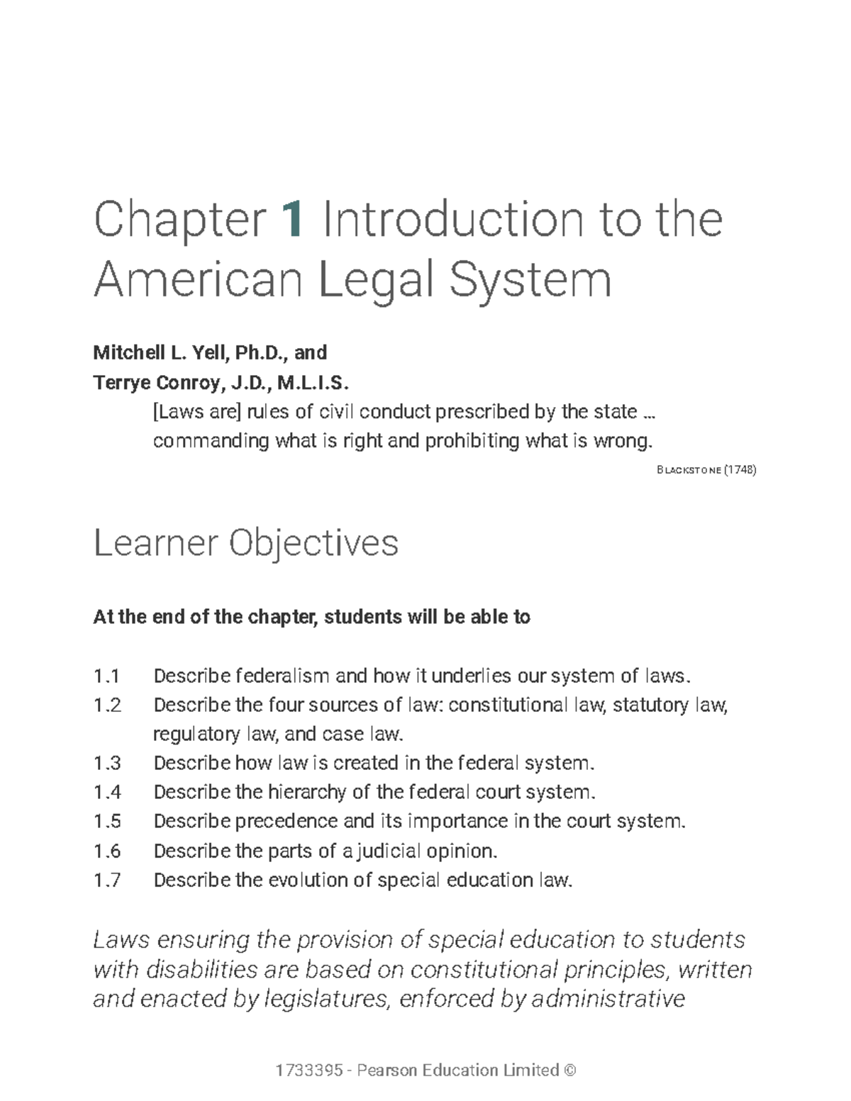 Chapter 1 - SPED-300 - GCU - Studocu