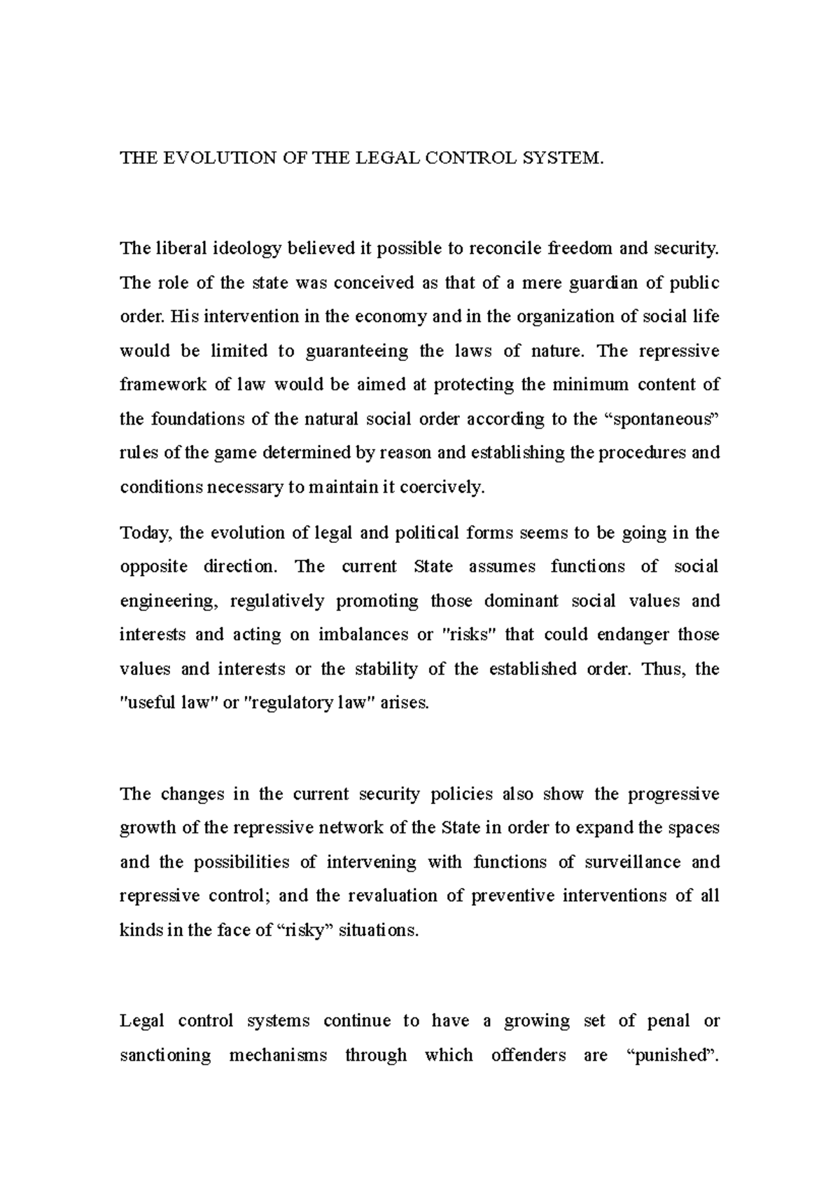 Temmary and Lessons 3 Small Business Management - THE EVOLUTION OF THE ...