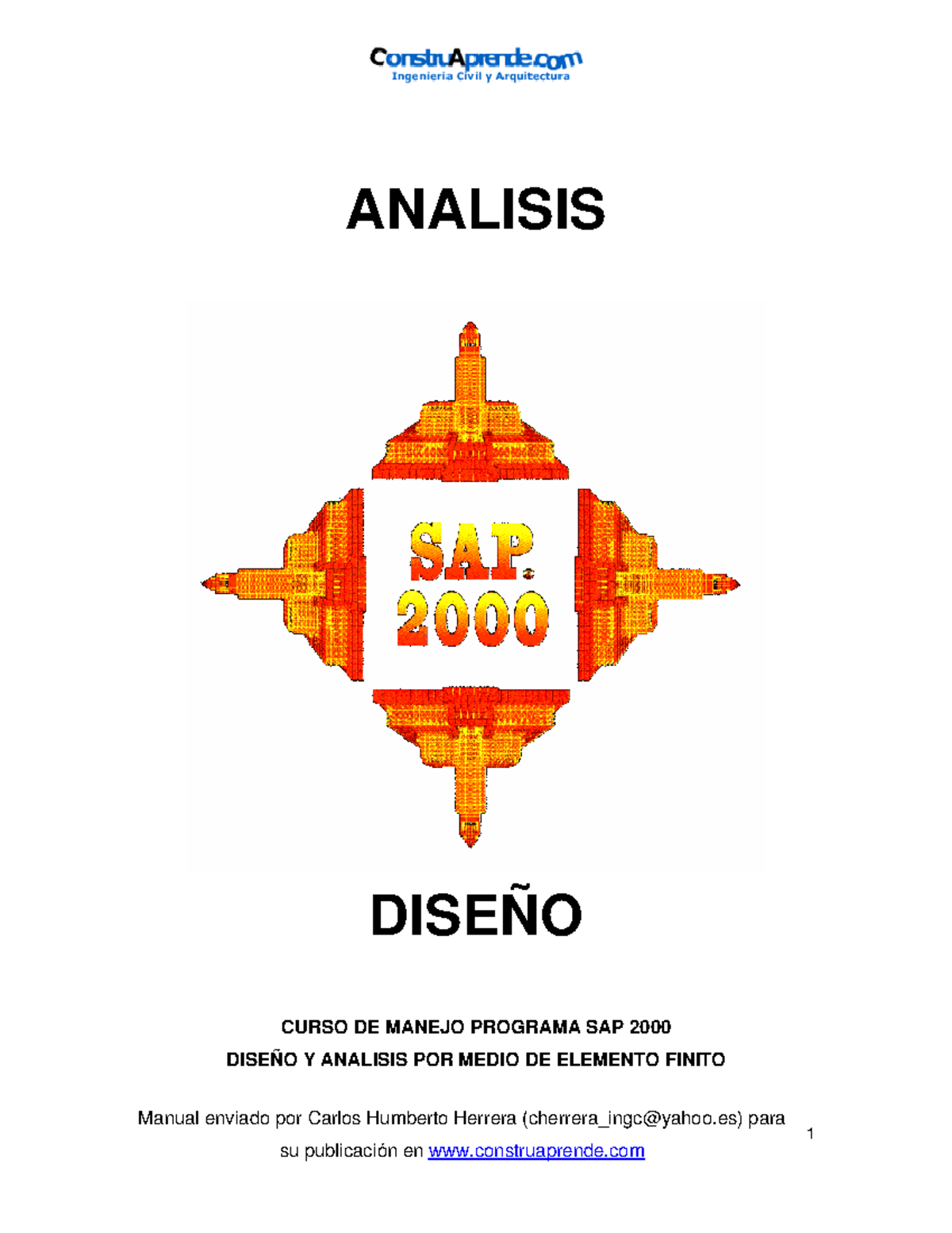 Curso Diseño Estructural CON SAP2000 - ANALISIS DISEÑO CURSO DE MANEJO ...