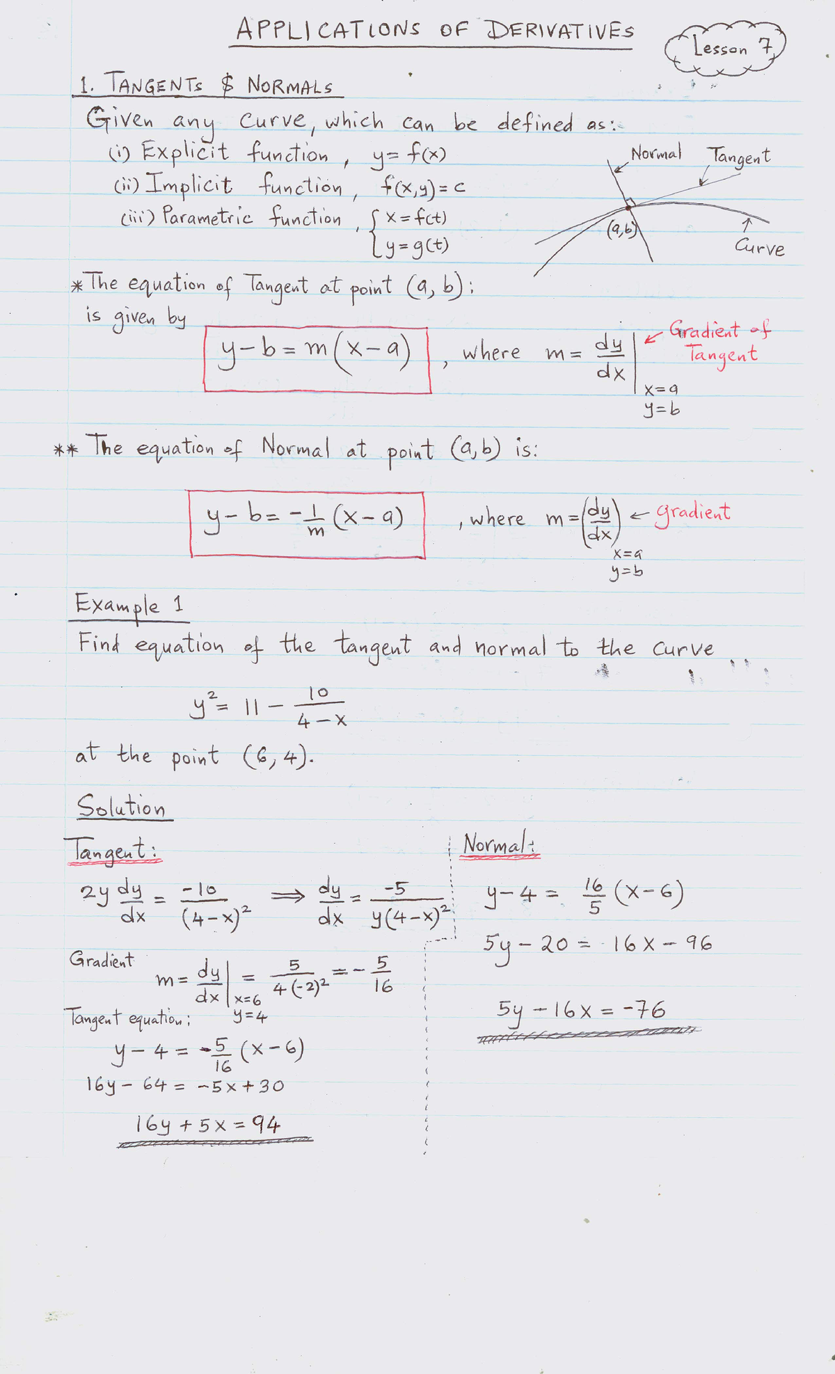 Lesson 7 MAT 291 - lecture notes - Engineering Mathematics - Studocu