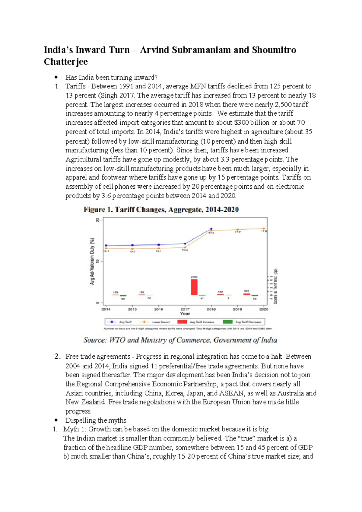 IE2 UNIT 1 Inward turn - digital notes unit 1 - India’s Inward Turn ...