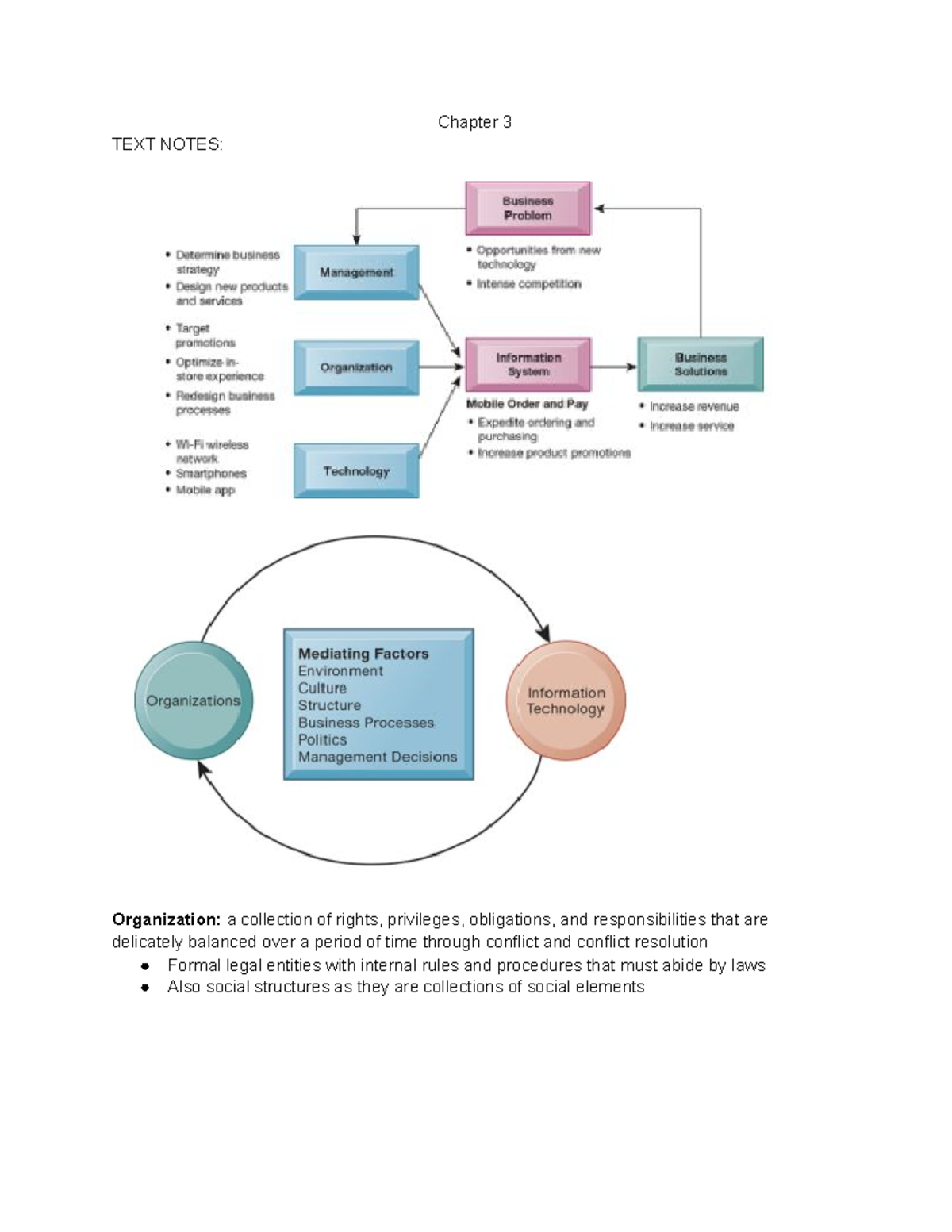 MCS Sept 28 - chapter 3 notes textbook - Chapter 3 TEXT NOTES ...