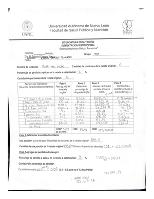 producto integrador de aprendizaje de alimentacion institucional faspyn ...