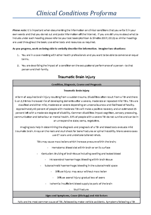 Skills demo - Open book notes - Neurological Vision Assessment STROKE ...