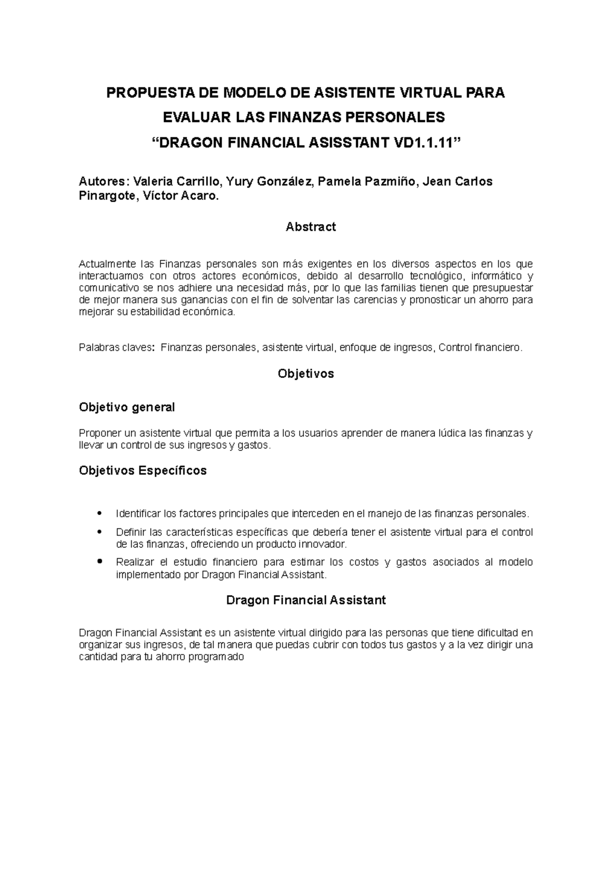 Marco Teòrico - Gina Madrid - PROPUESTA DE MODELO DE ASISTENTE VIRTUAL ...