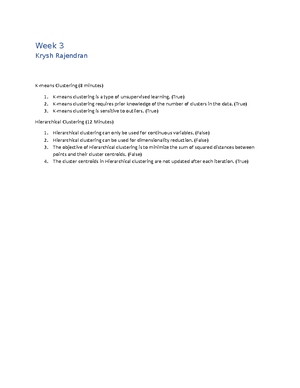 Week 7 - Assignment weekly - Week 7 True/False Questions Regression ...