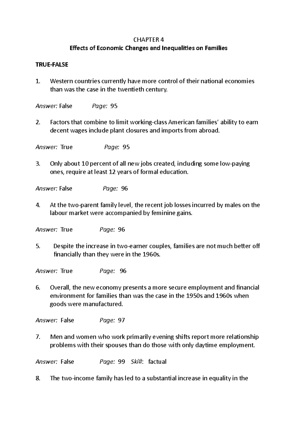 Ch04 Effects of Economic Changes and Inequalities on Families - CHAPTER ...