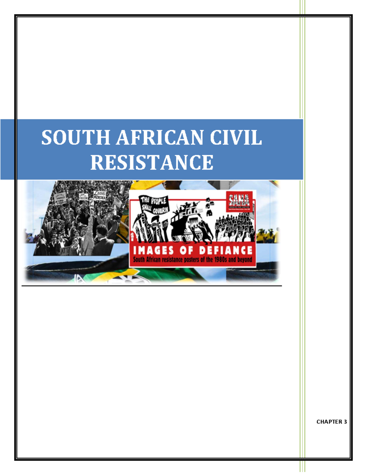 611000153-BCM- Notes - SPARE CHAPTER 3 [Pick the date] SOUTH AFRICAN ...