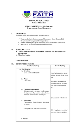 Lesson%20plan%20in%20G9 - SCHOOL OF HUMANITIES College of Education ...