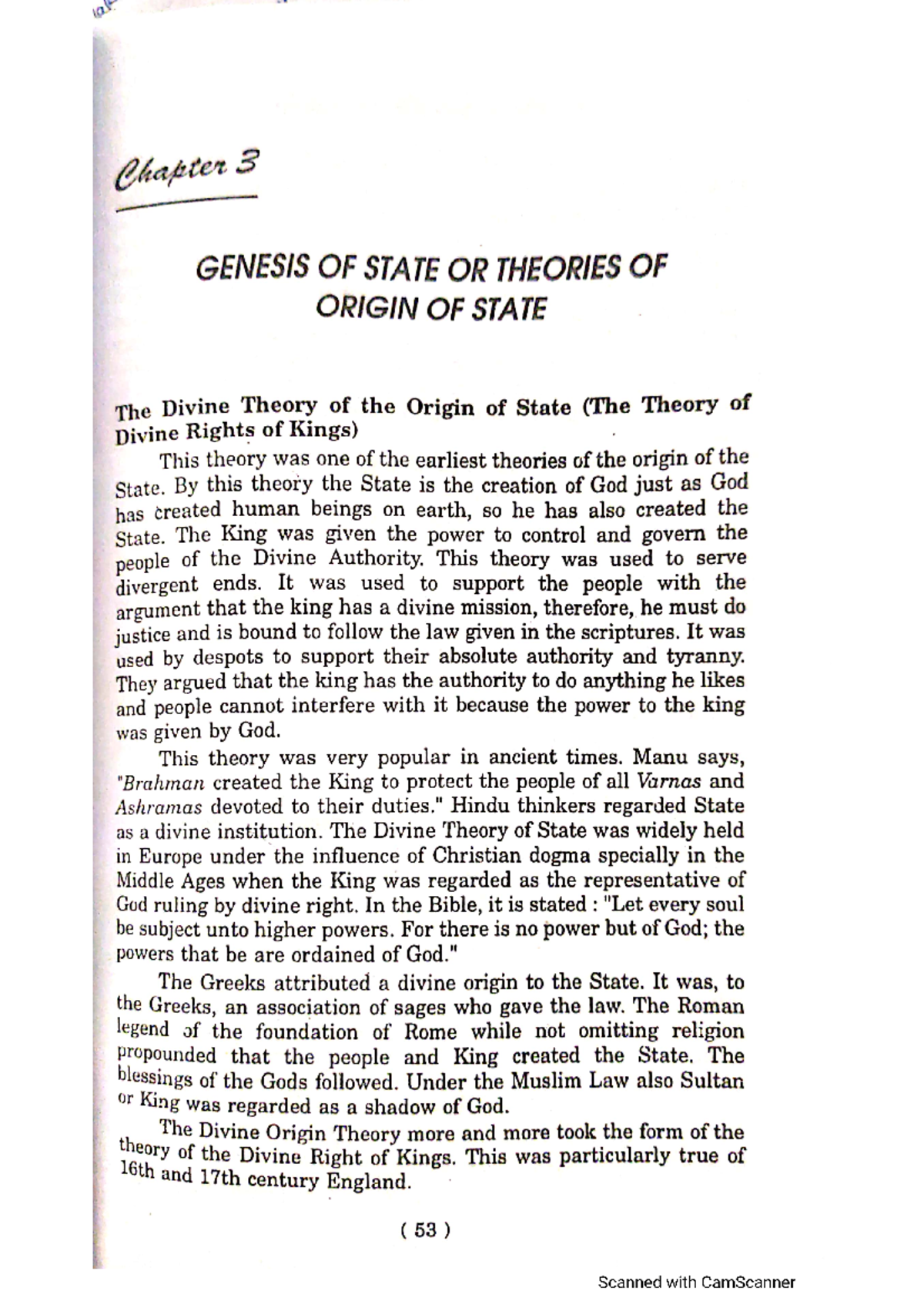 Origin of state poltical science - BALLB - Studocu