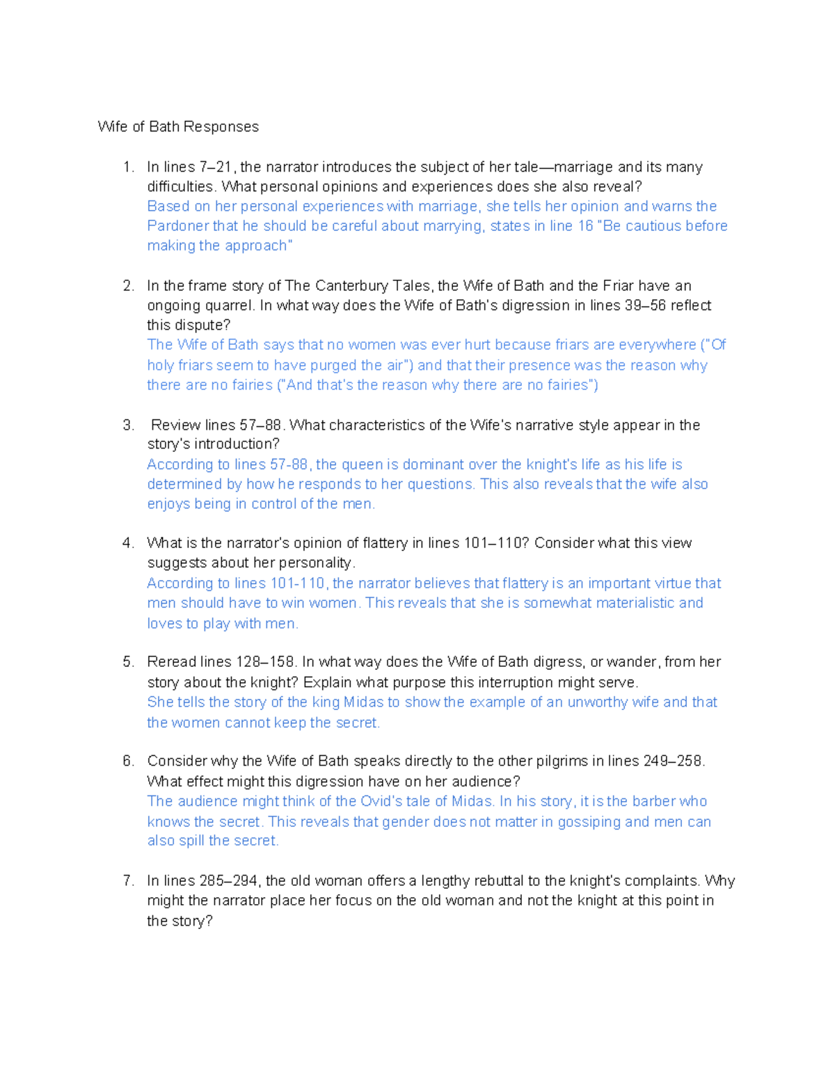 Wife of Bath - The Wife of Bath's Tale analysis, Book by Geoffrey ...