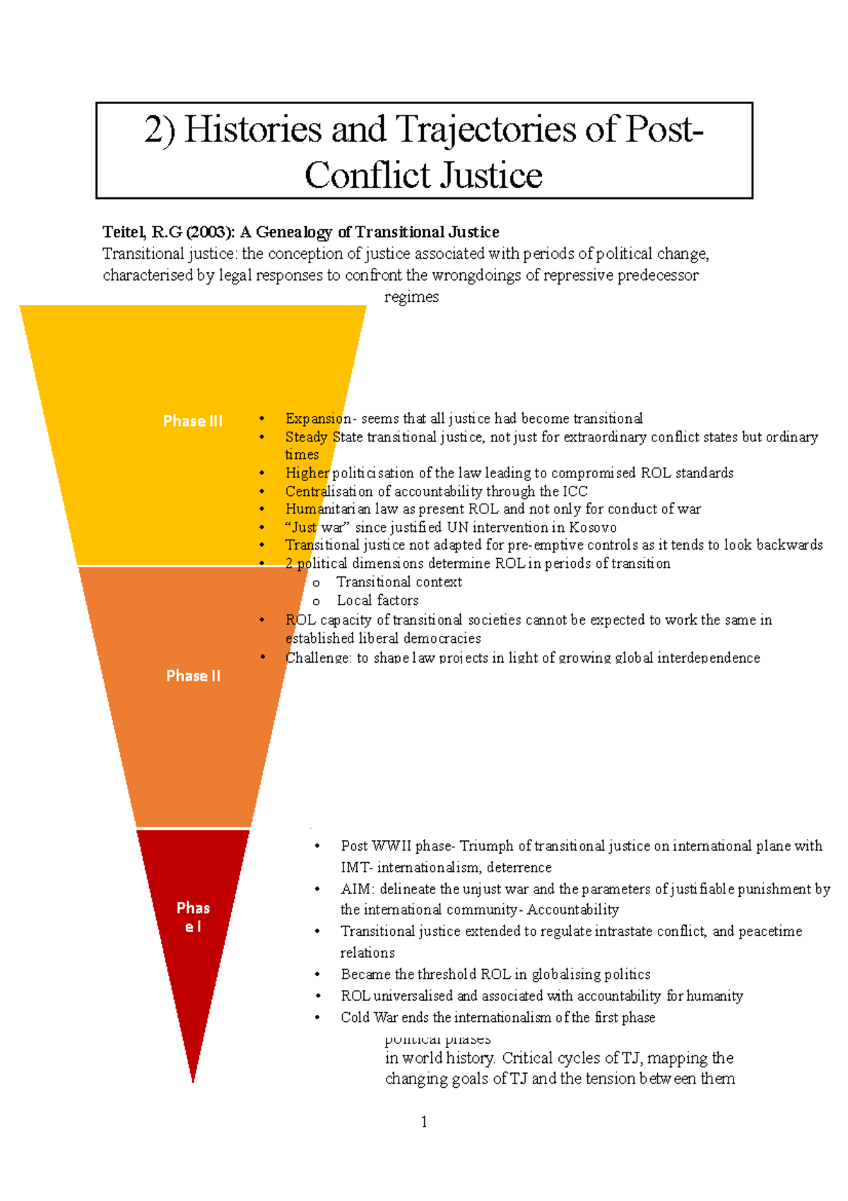 2) Histories and Trajectories of Post-Conflict Justice - Tie legal dev ...