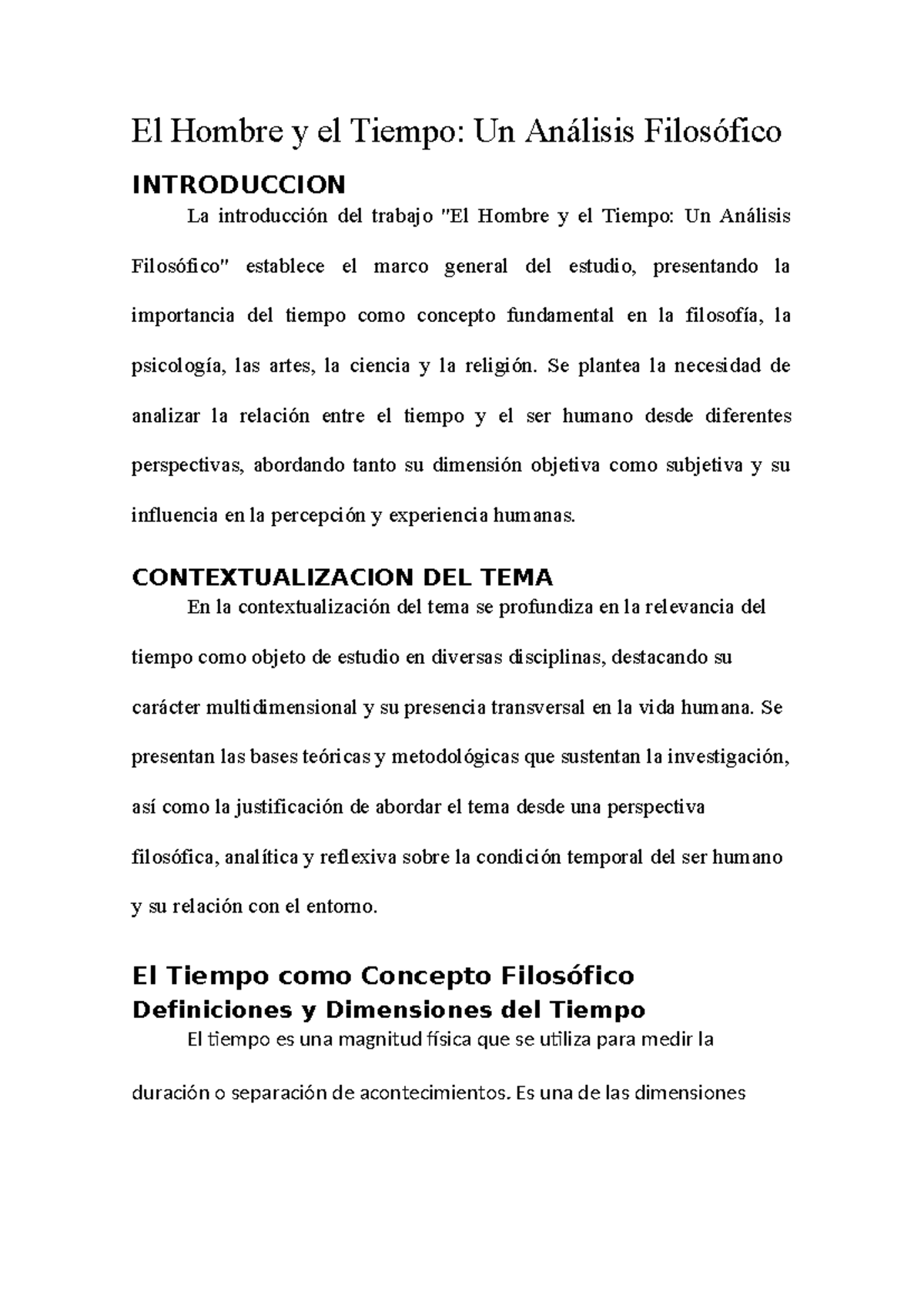El-Hombre-y-el-Tiempo - El Hombre y el Tiempo: Un Análisis Filosófico ...