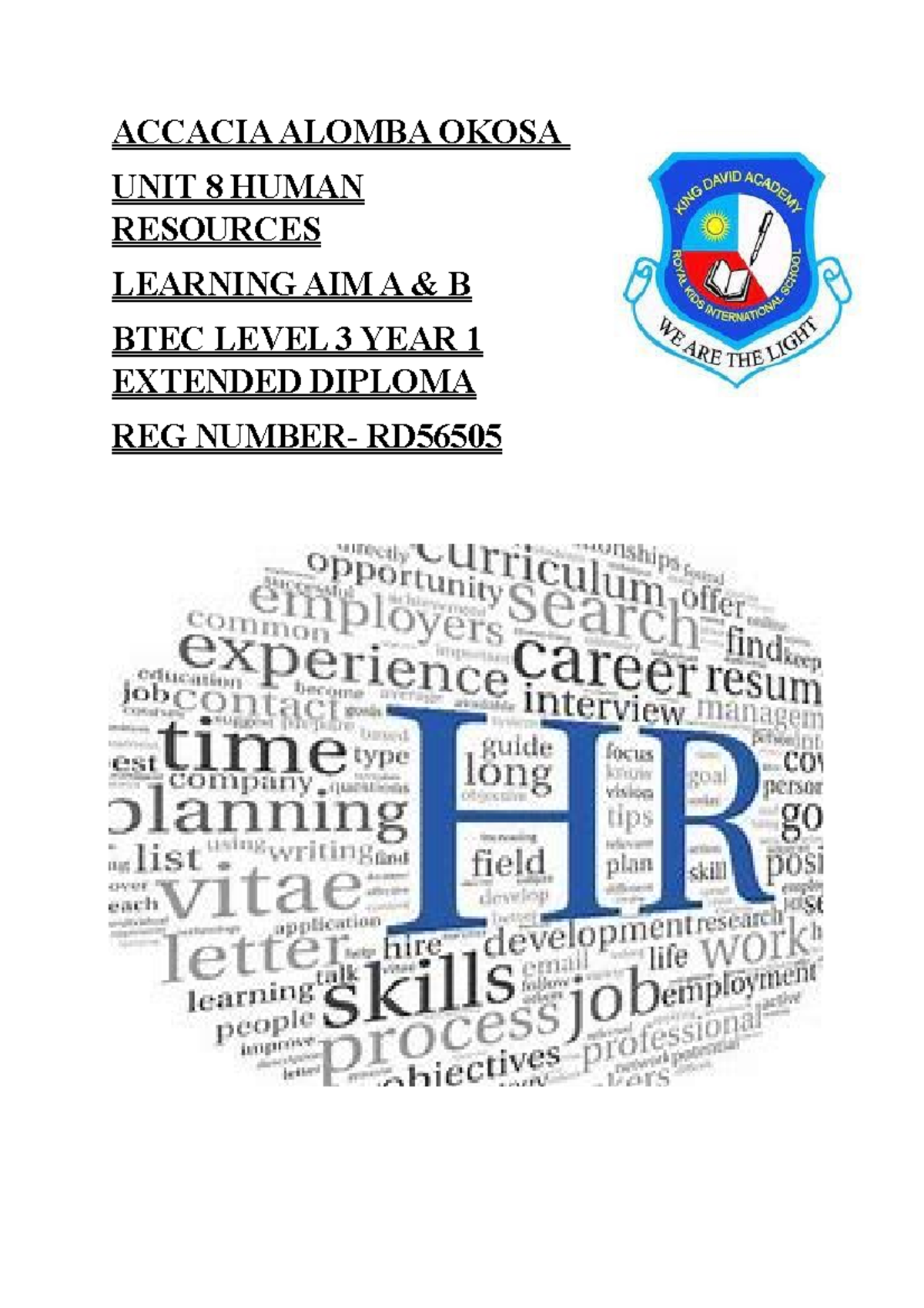 Hr term 3 (Auto Recovered) - ACCACIA ALOMBA OKOSA UNIT 8 HUMAN ...