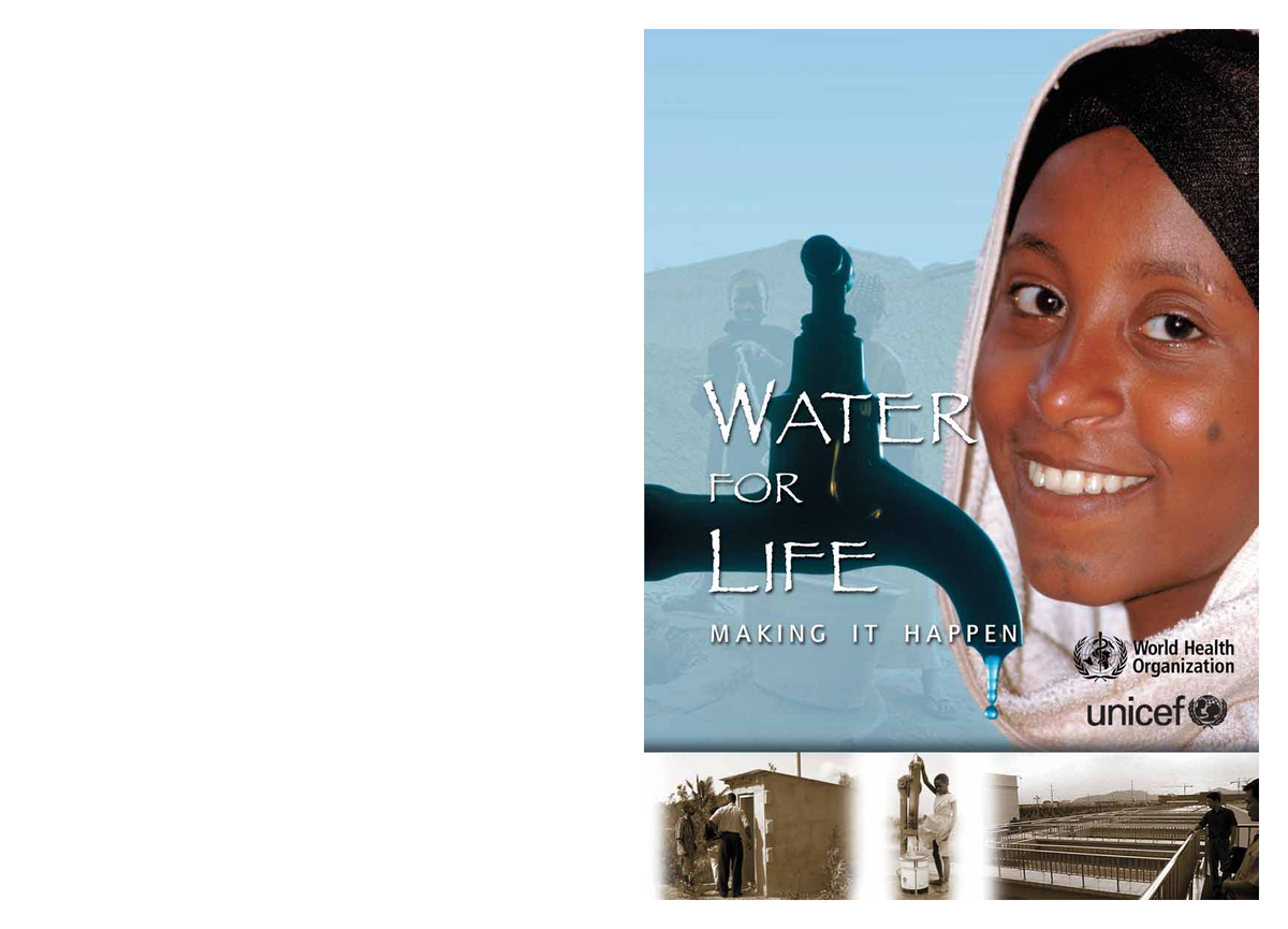 Waterforlife - Grade: 10 - OMS-Water for life-COUV 15/06/05 ISBN 92 4 ...
