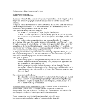 Mnemonics List - UBE - LAW 112 - George Mason - Studocu
