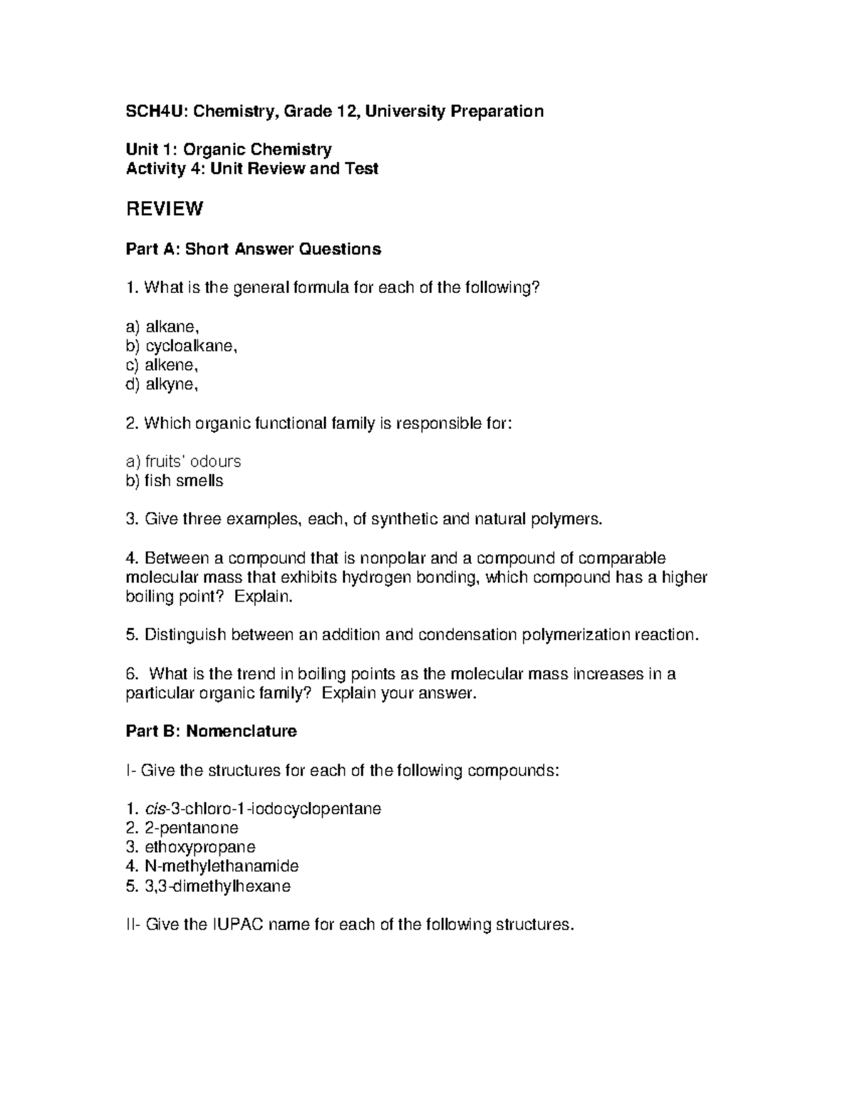 Unit 1 Review Practice - Studocu