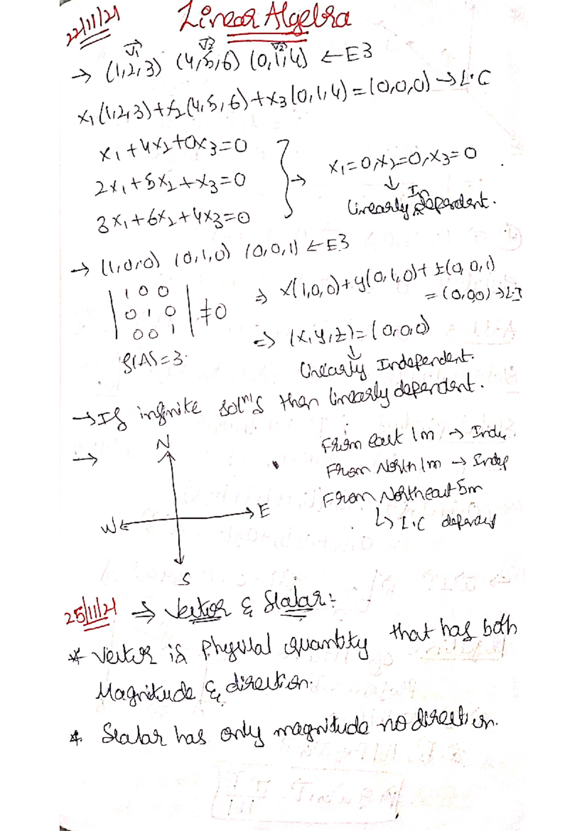 Mahesh linear algebra maths notes - Linear Algelra (1,2,3) 15 (0,114 ...