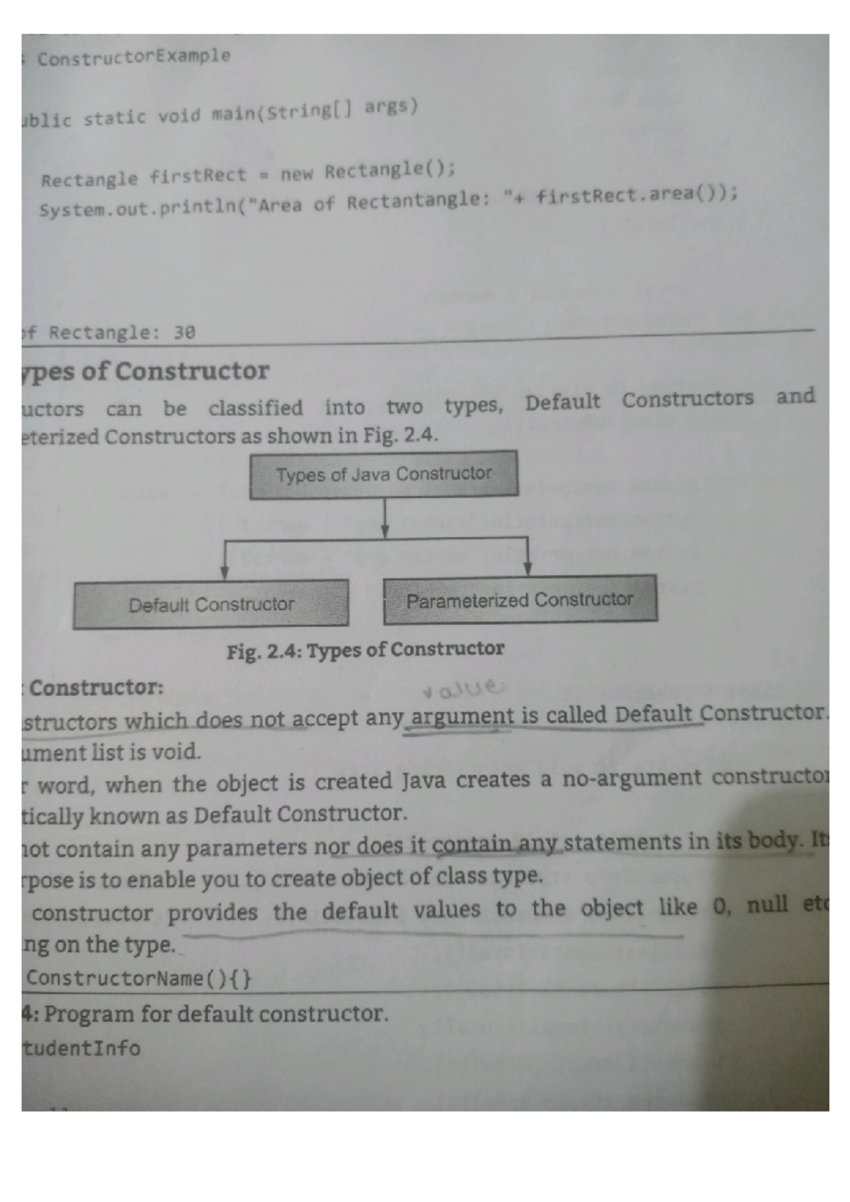 PDF Gallery 20240723 204319 - ConstructorExample ublic static void main args) Rectangle ...