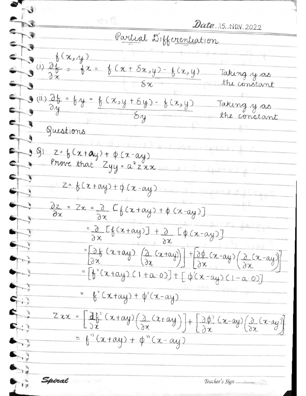 Maths UNIT 1 - These are notes for applied mathematics 1. - Date 15 ...