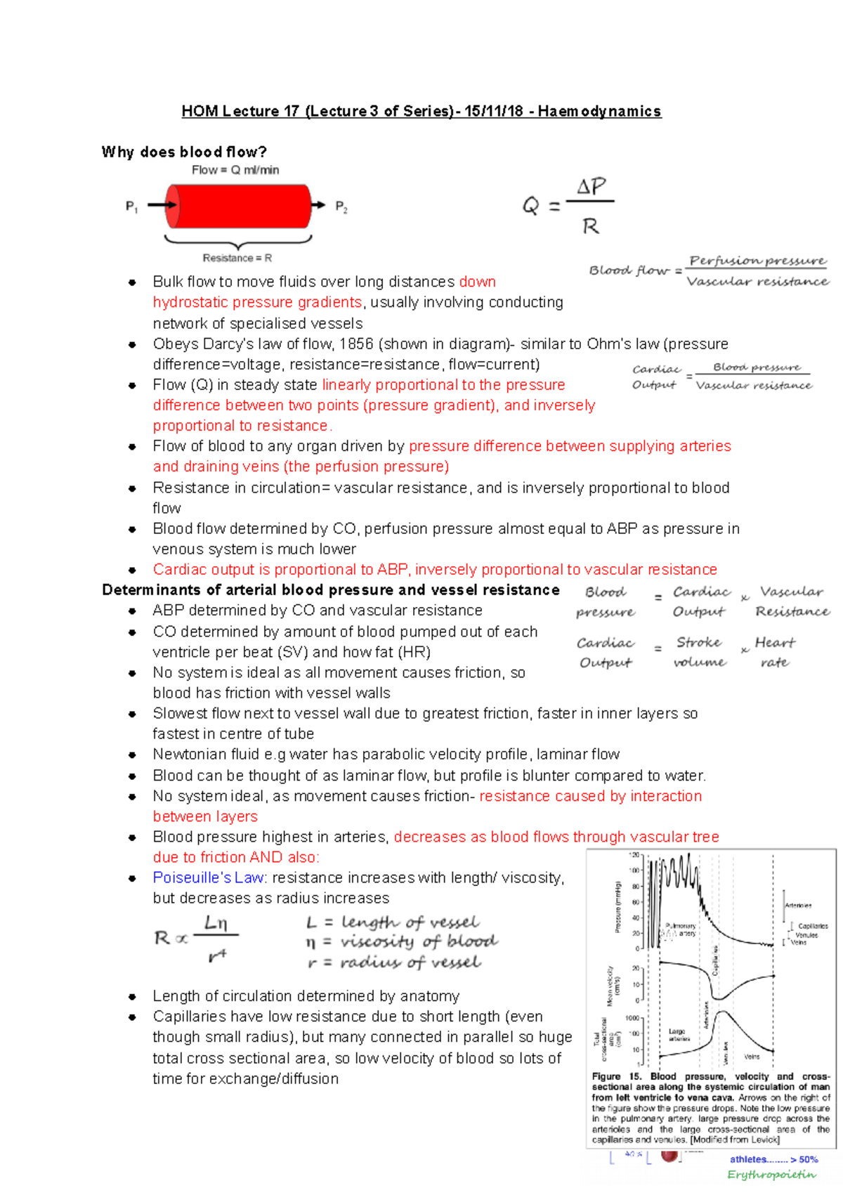 Hom Lecture 17 Lecture 3 Of Series 15 11 18 Haemodynamics Hom