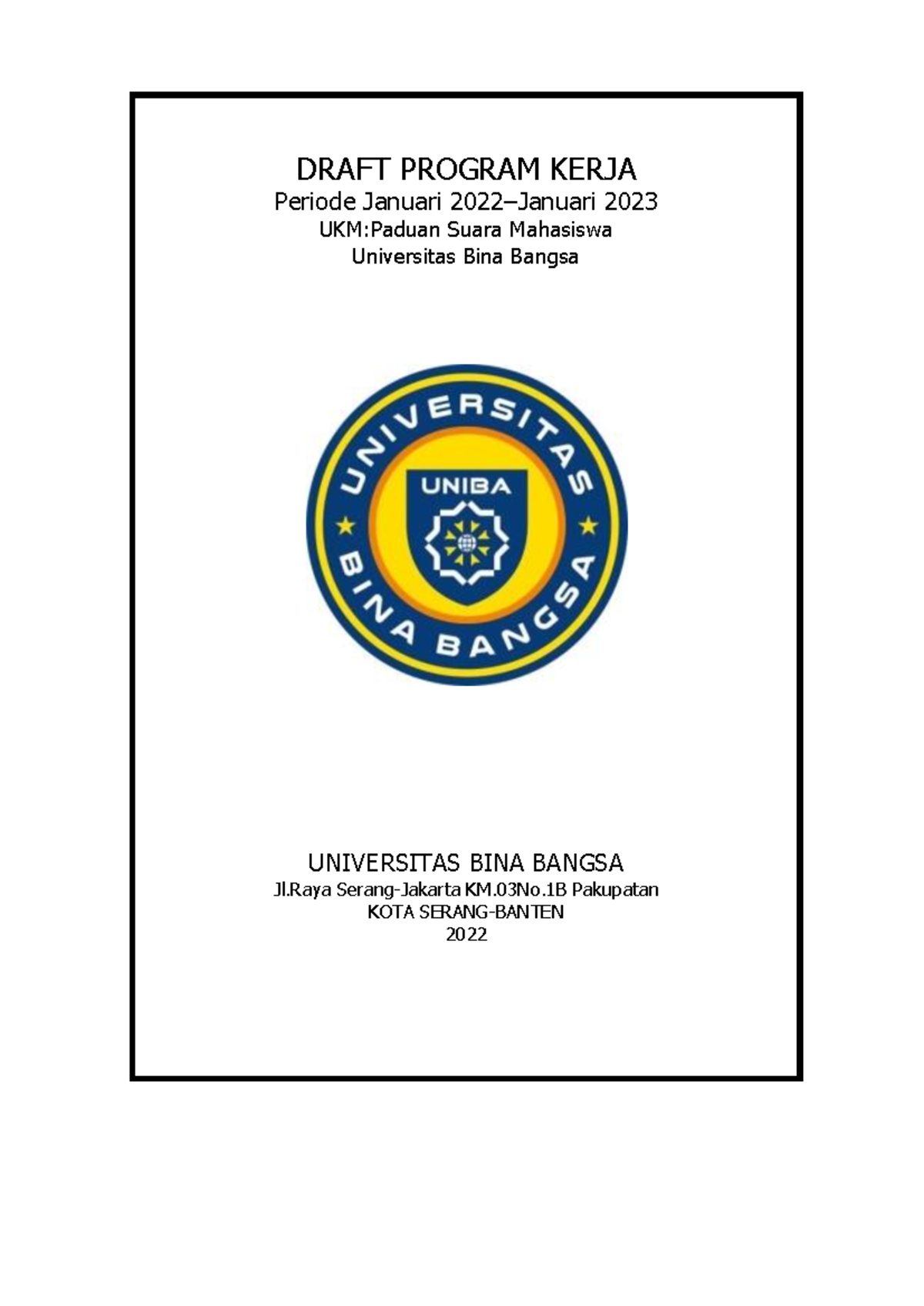 Soda PDF pagenumbered Template Raker UKM PSM Uniba fix converted - DRAFT PROGRAM KERJA Periode ...