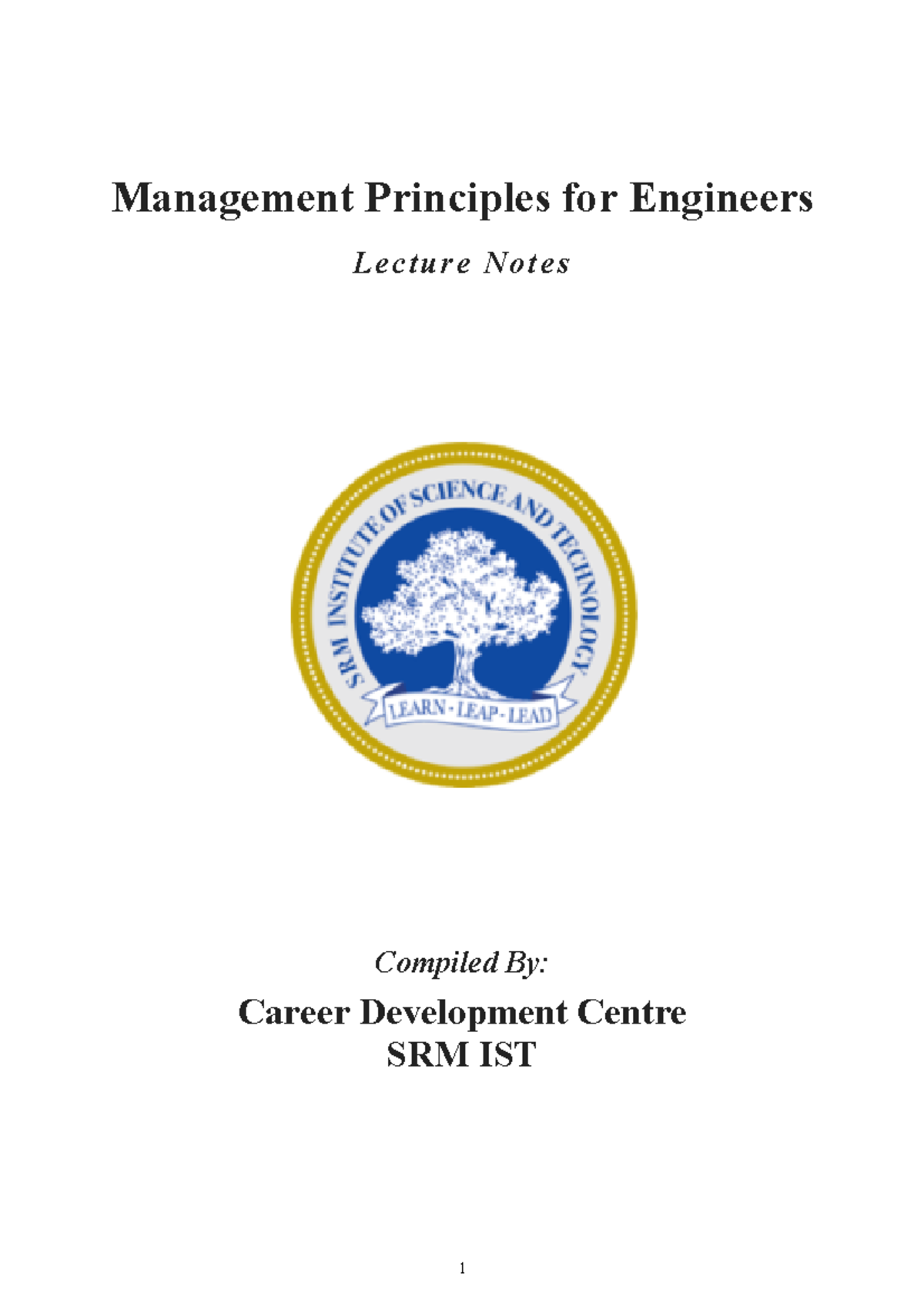 Unit-5 MPE - this is the lecture notes for management principle ...