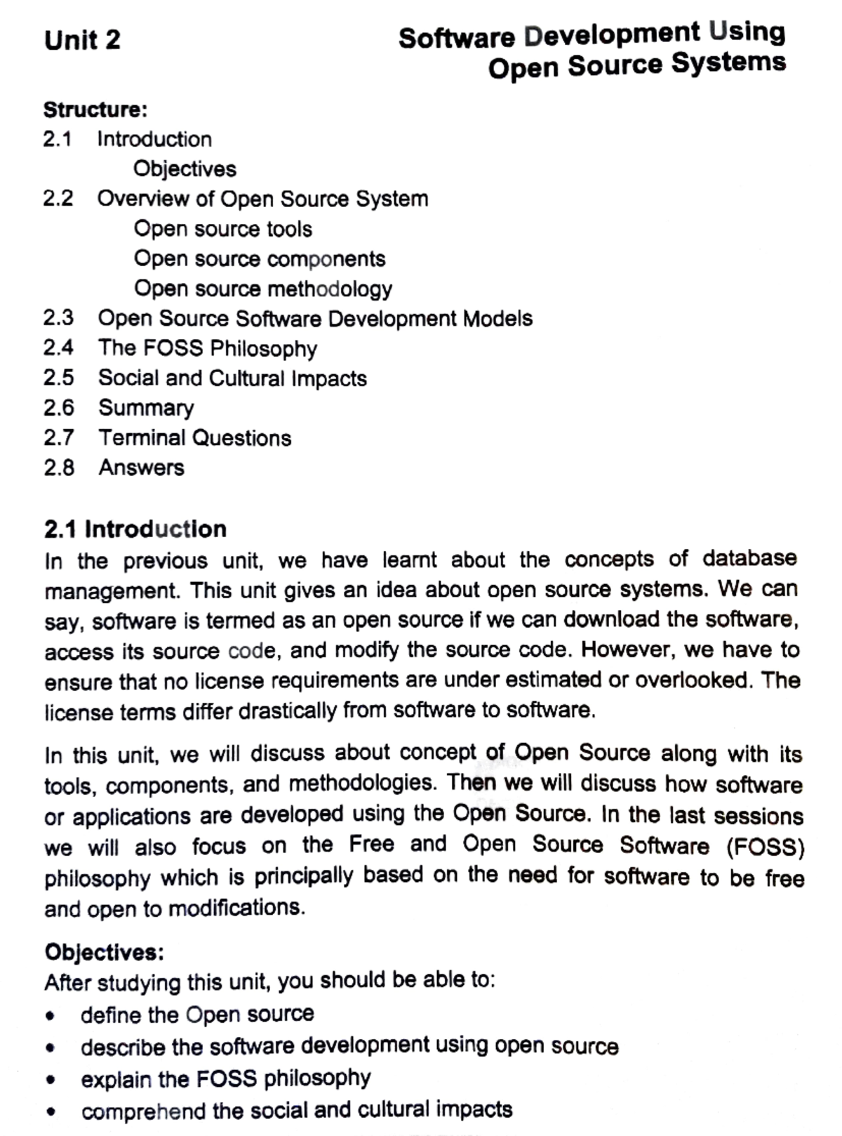 Software Development Using Open Source System Open Source Database