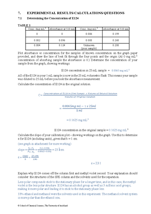 CHEM 110 lab 2 notes - CHEM 110 Lab 2 notes SPE Used to separate ...