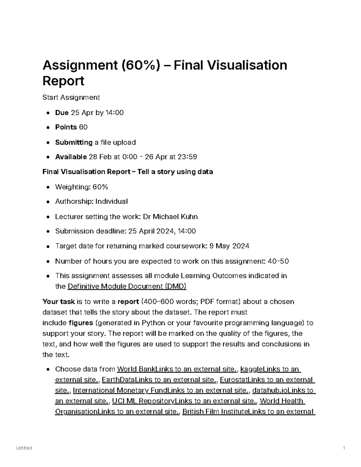 Data handling - this is a datascience assignment which includes eda and ...