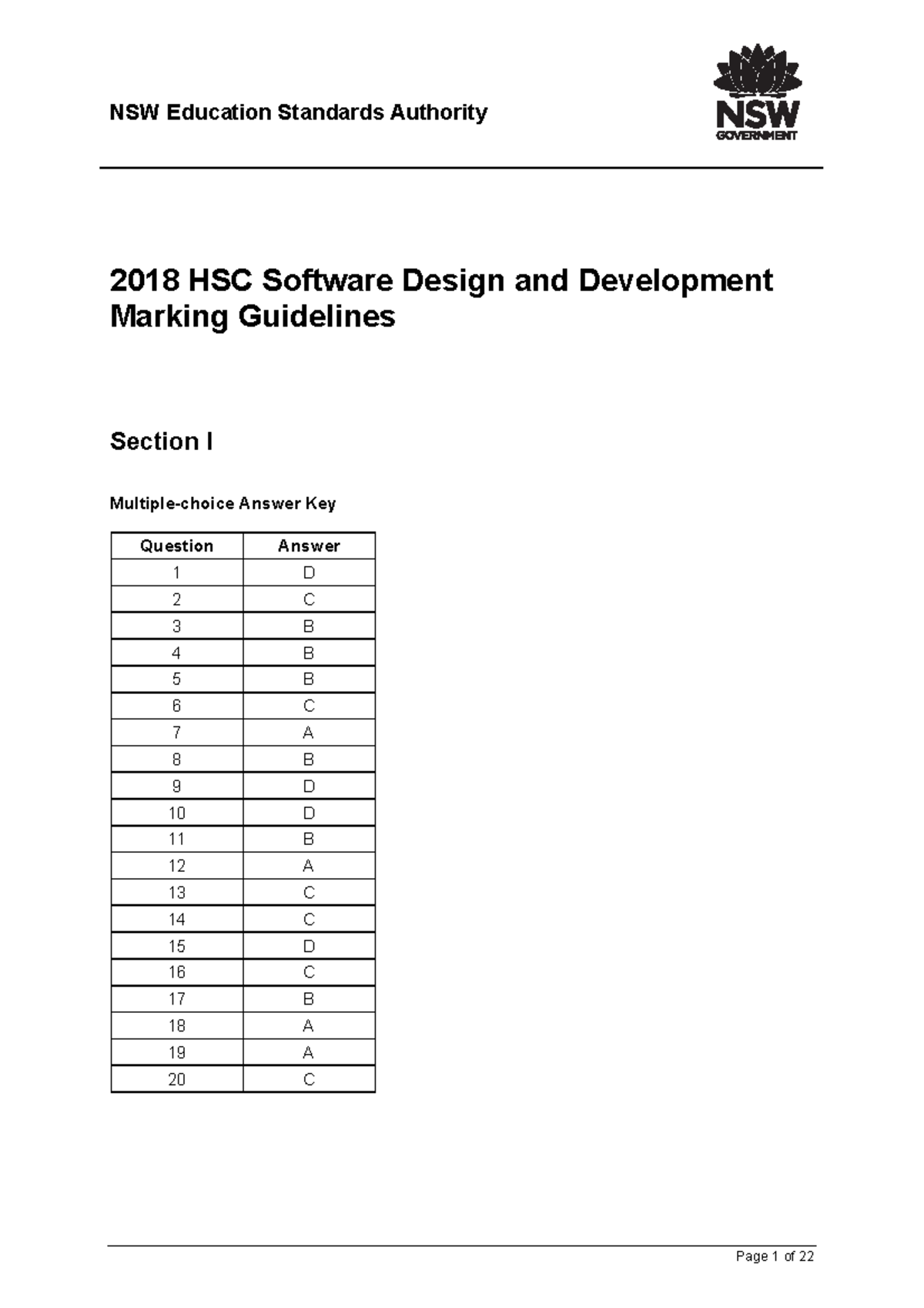 2018 hsc software design and develop mg - NSW Education Standards ...