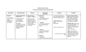 Benign prostatic hyperplasia Study Guide - Benign Prostate Hyperplasia ...