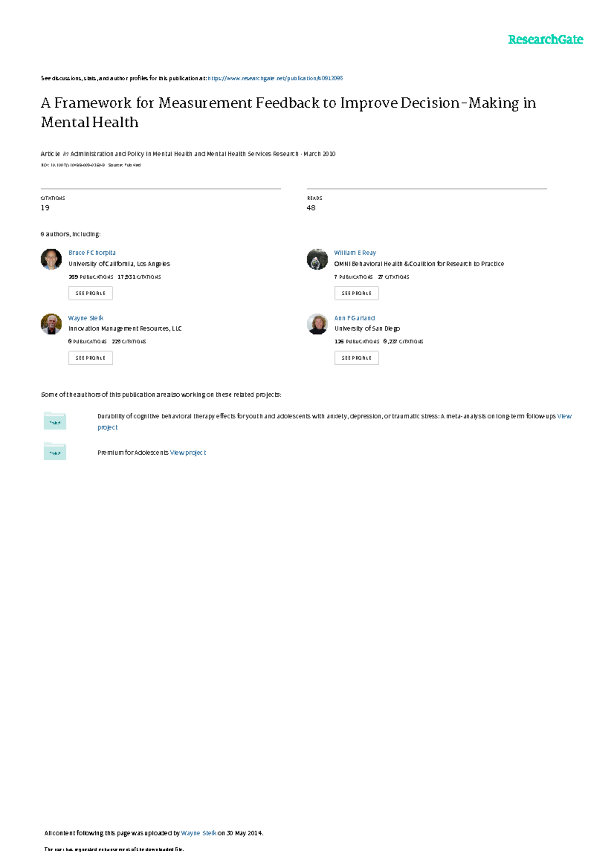 10488 2009 Article 260 - Grade: A - See discussions, stats, and author ...