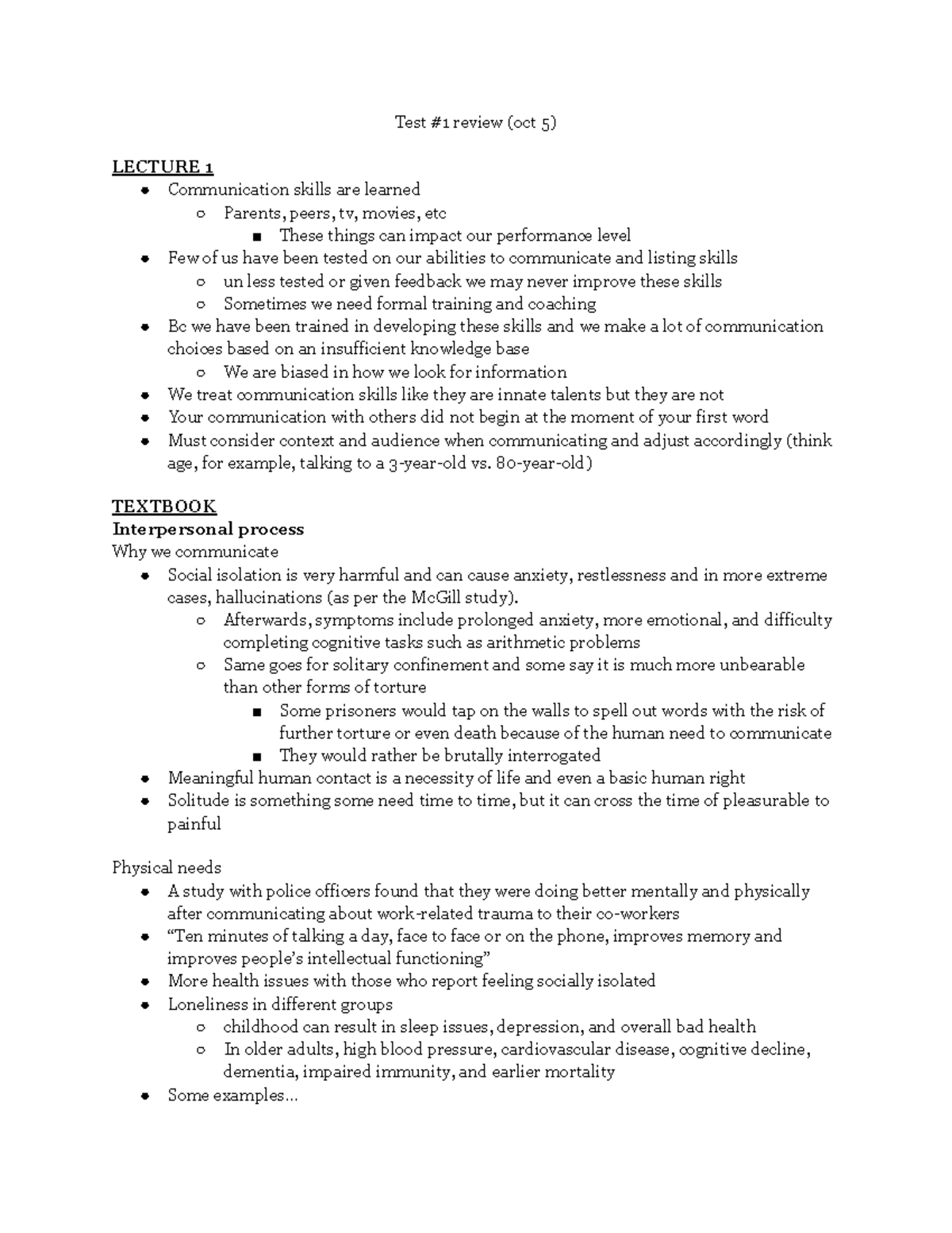 Test #1 review (oct 5) - dadasdsad fasedfasf afs saf asf asf - Test #1 ...